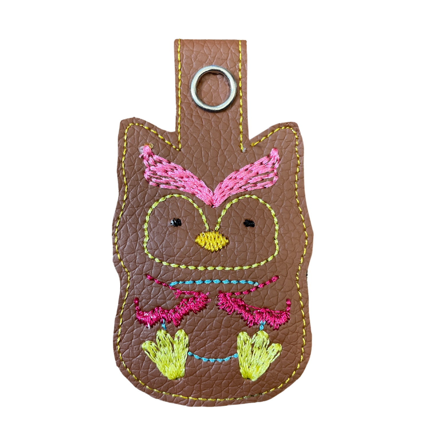 In The Hoop Embroidery Design Key Fob – Owl – All In The Hoop Machine ...
