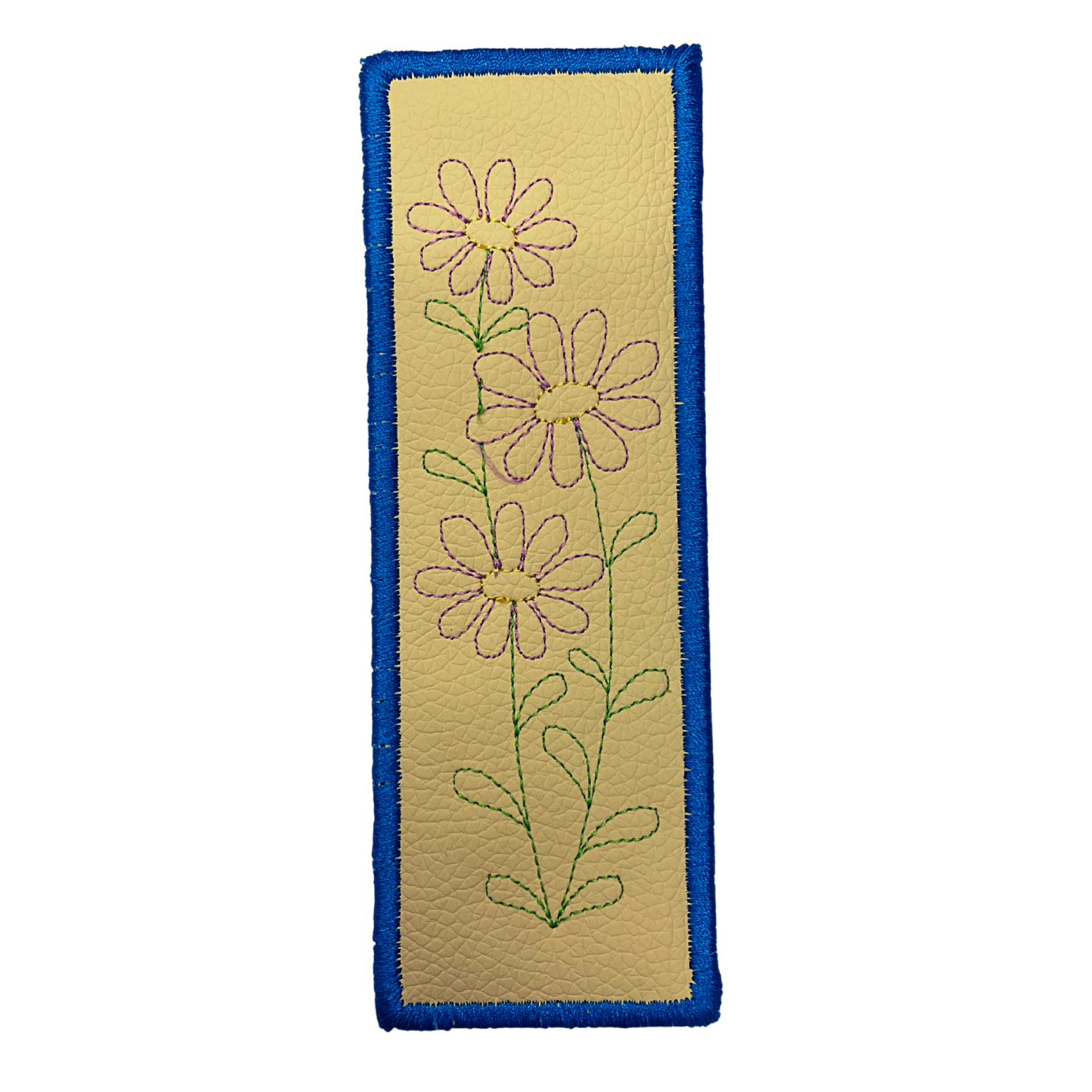 In The Hoop Machine Embroidery Design Daisies Floral Bookmark – All In ...