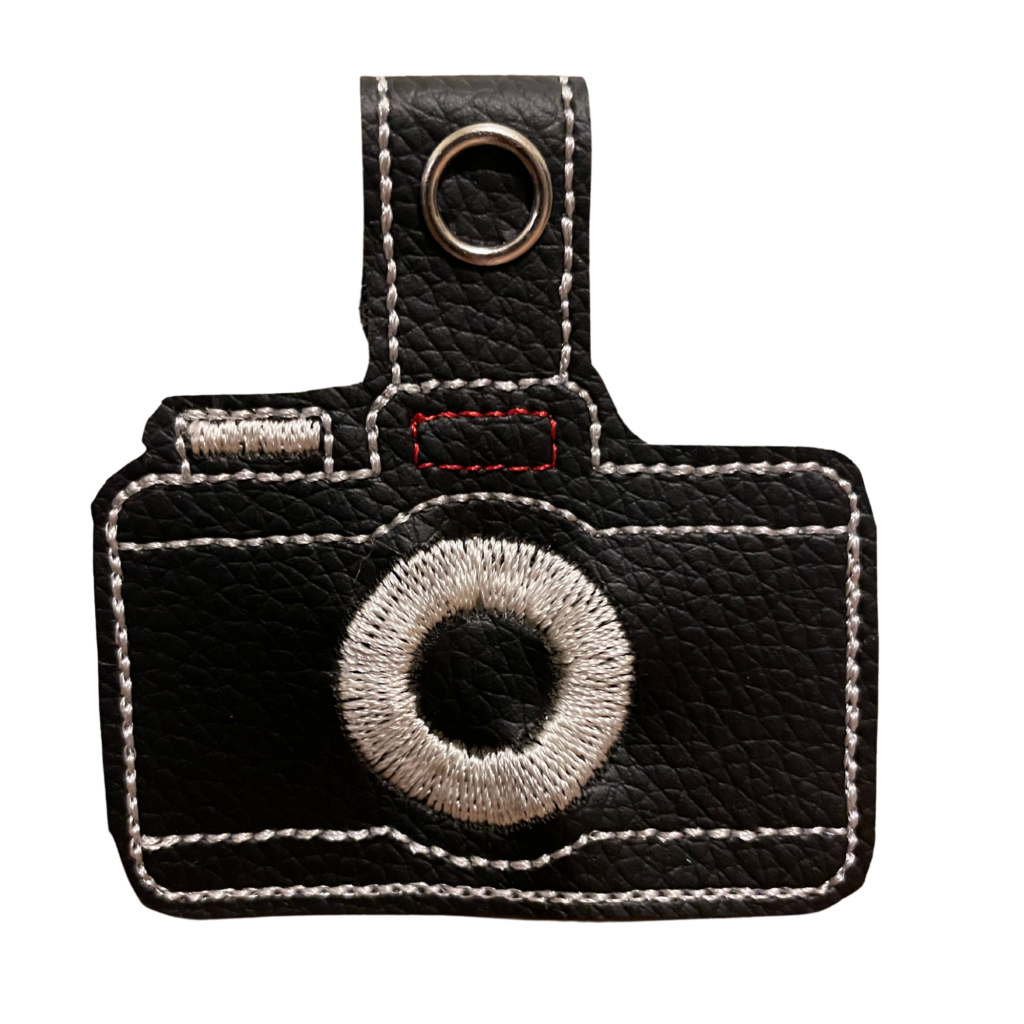 In The Hoop Machine Embroidery Design Camera Key Fob – All In The Hoop ...
