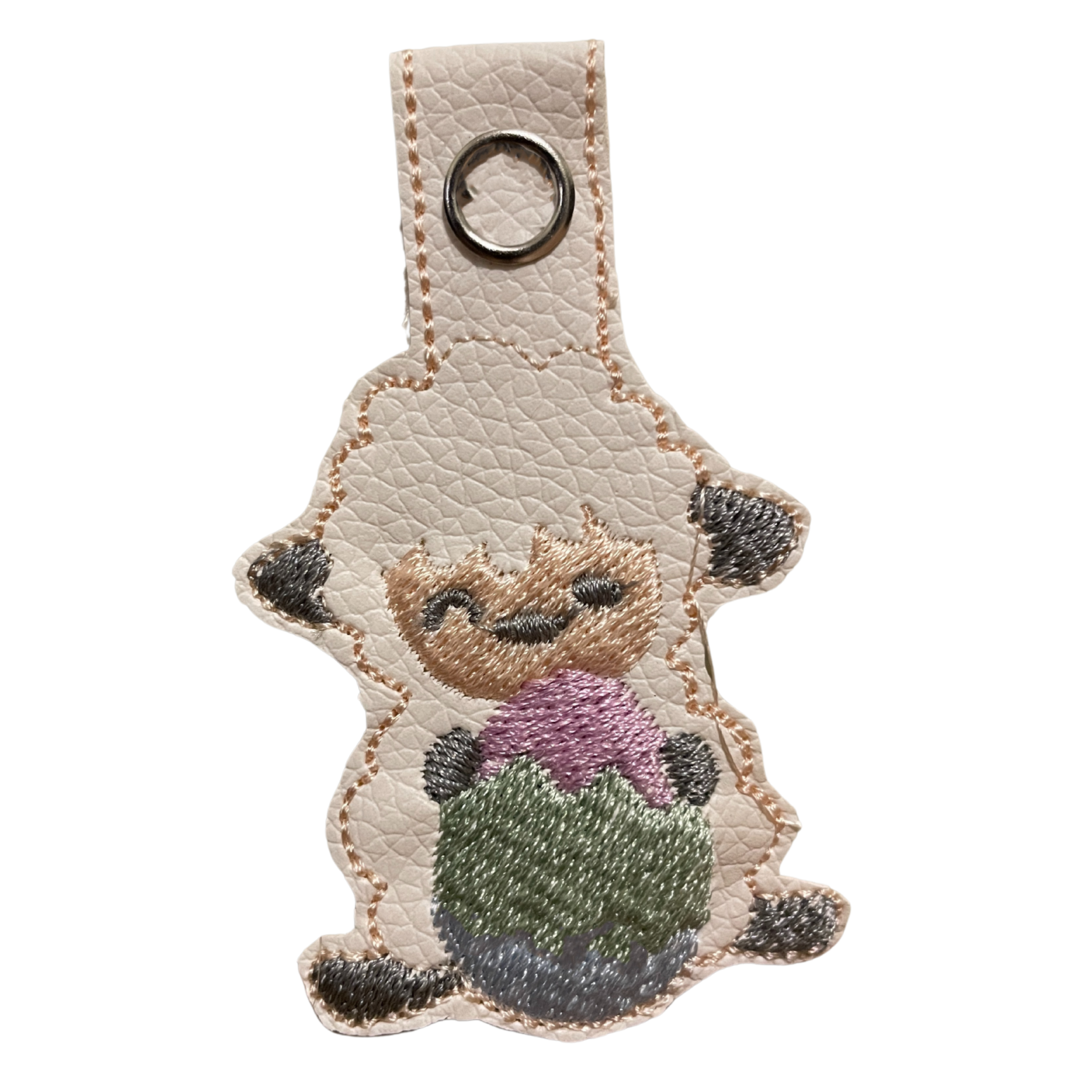 In The Hoop Machine Embroidery Design Easter Sheep Key Fob – All In The ...