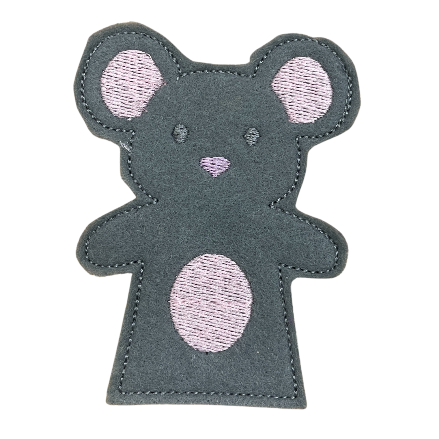 In The Hoop Machine Embroidery Design Adorable Mouse Finger Puppet ...