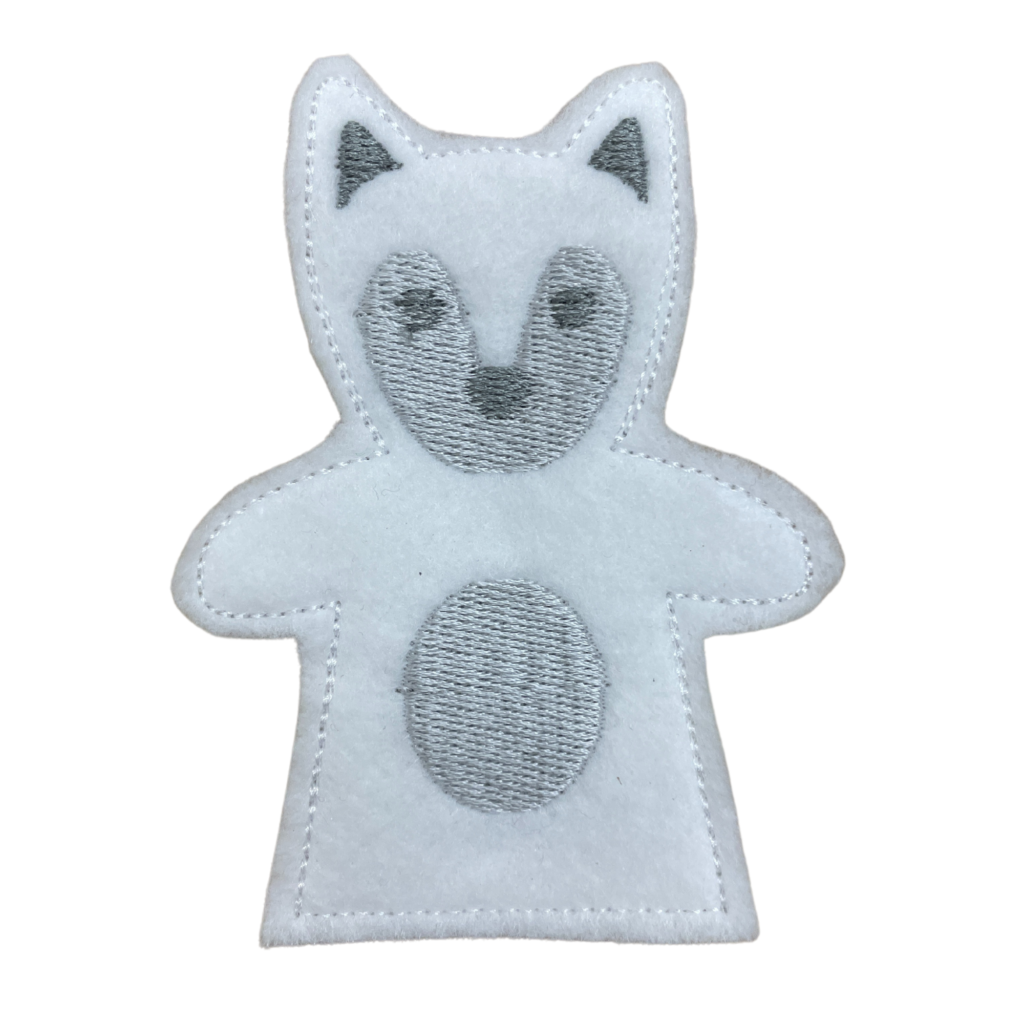 In The Hoop Machine Embroidery Design Wolf Finger Puppet – All In The ...