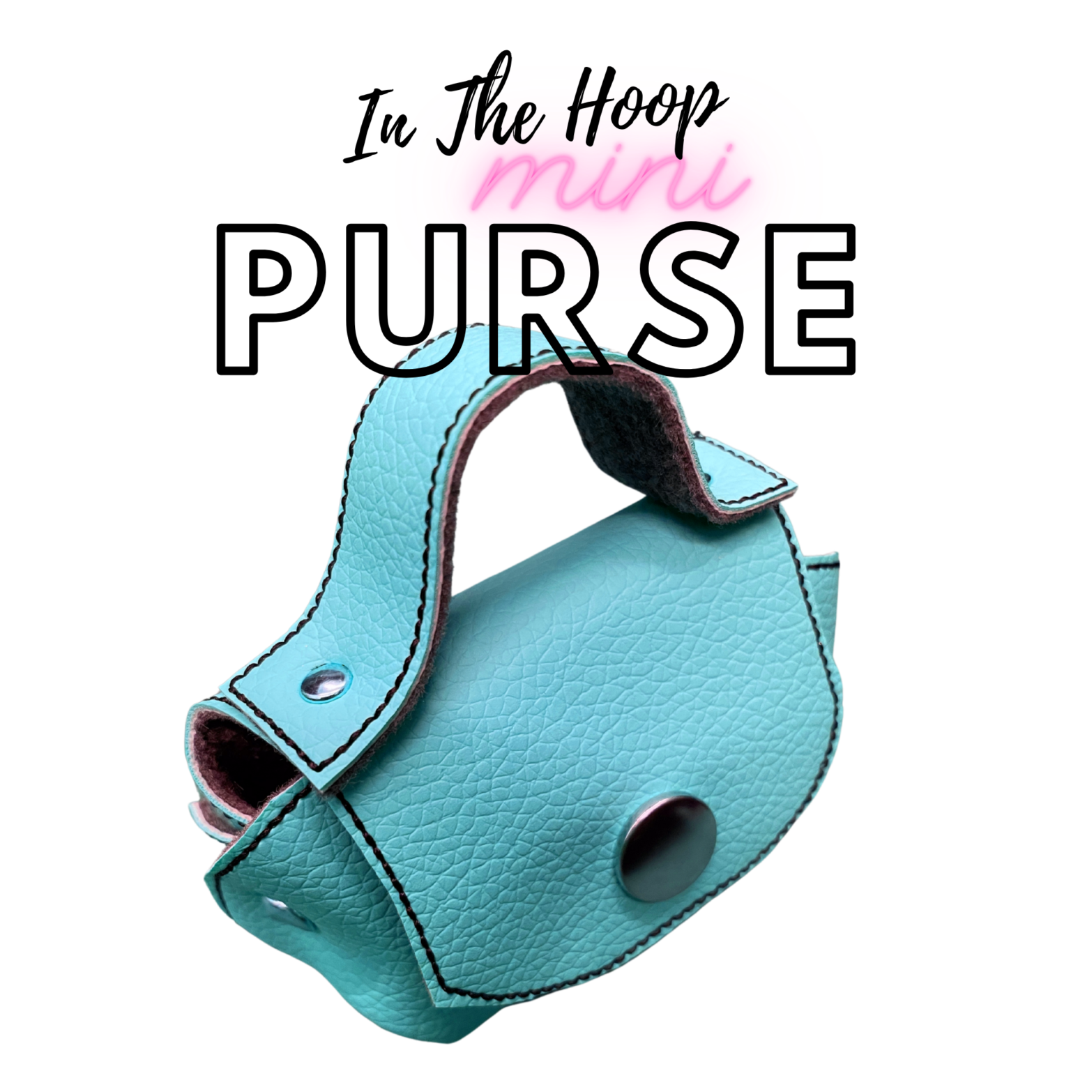 In The Hoop Machine Embroidery Design Mini Bag / Purse – All In The ...