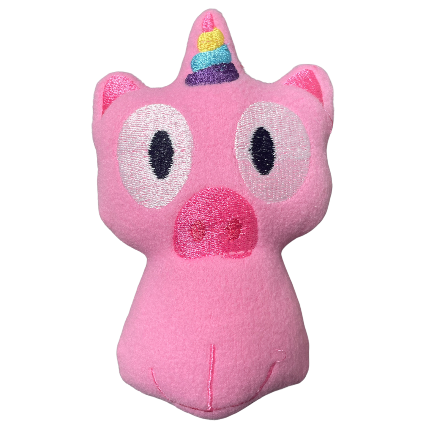 In The Hoop Piggy Stuffed Animal with Unicorn Horn Machine Embroidery ...