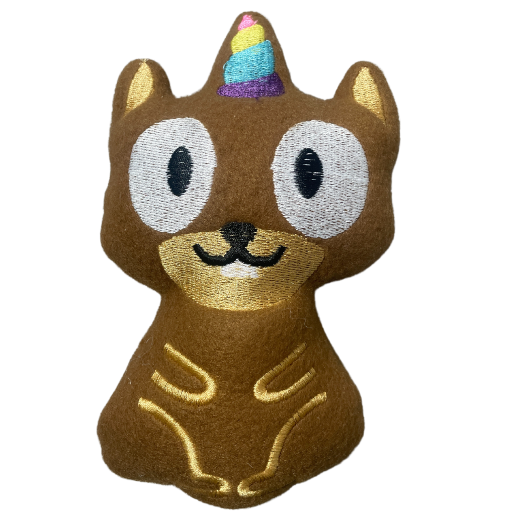 In The Hoop Squirrel Stuffed Animal with Unicorn Horn Machine ...