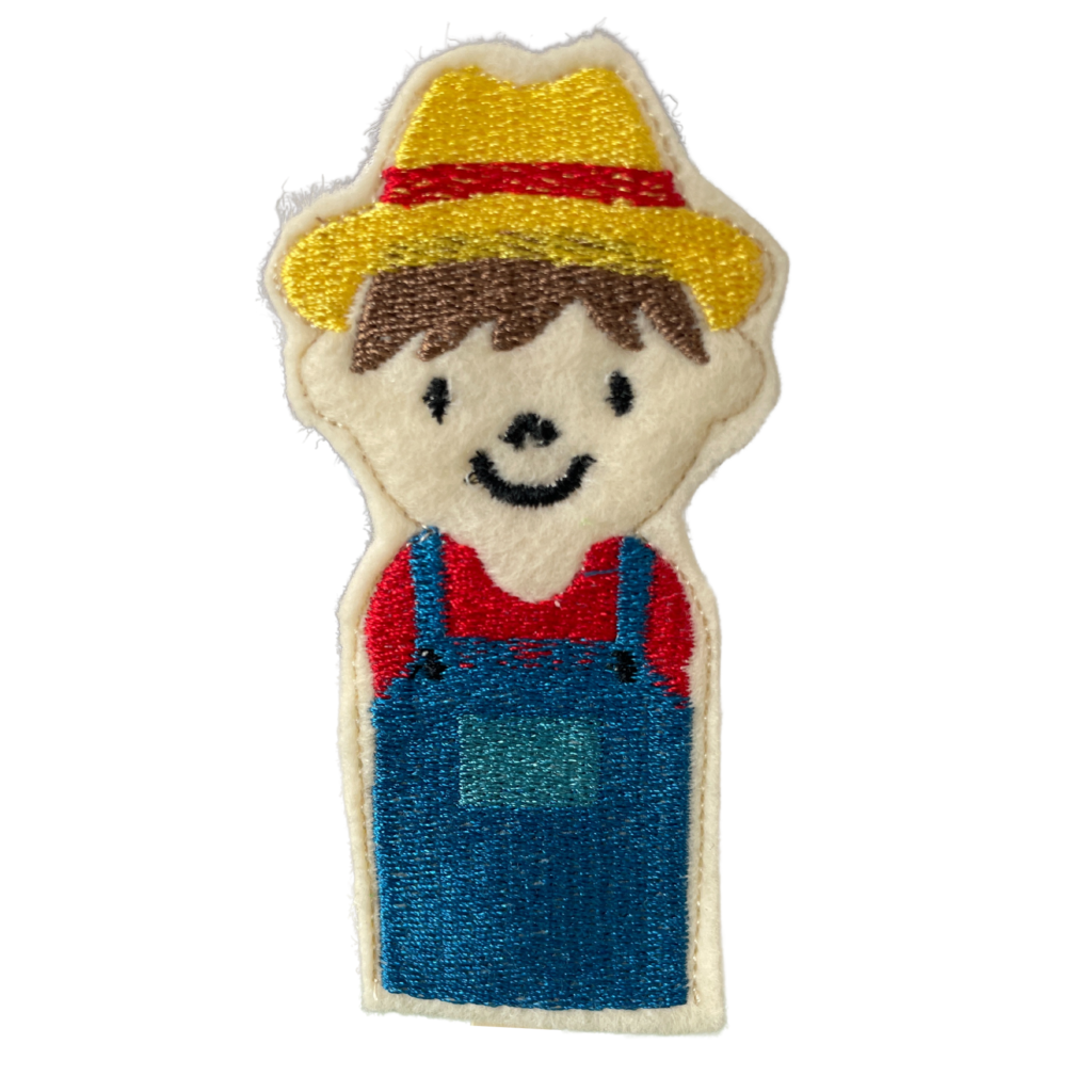 In The Hoop Farm Puppet Boy Machine Embroidery Design – All In The Hoop ...