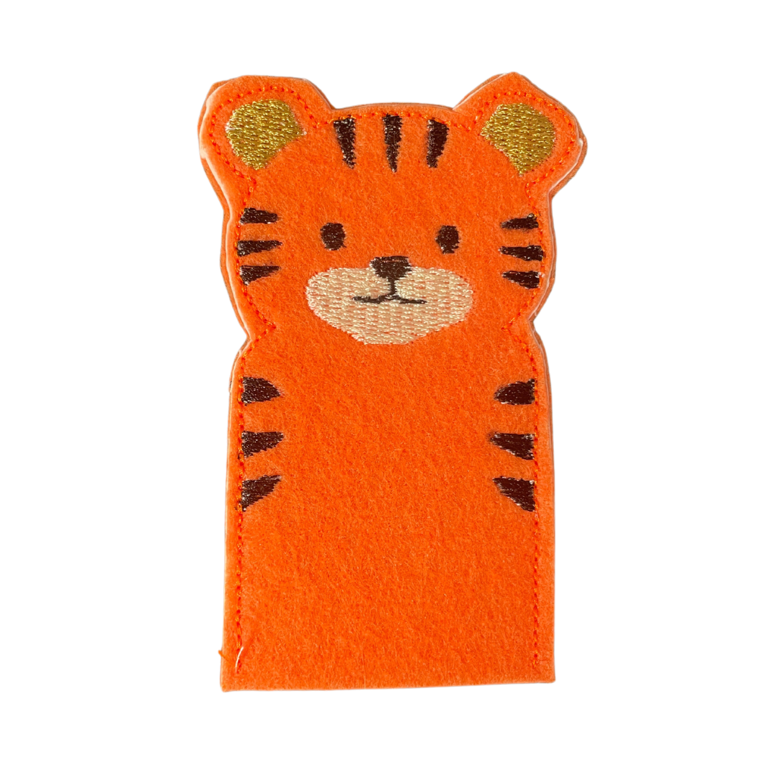 In The Hoop Zoo – Tiger Finger Puppet Machine Embroidery Design – All ...