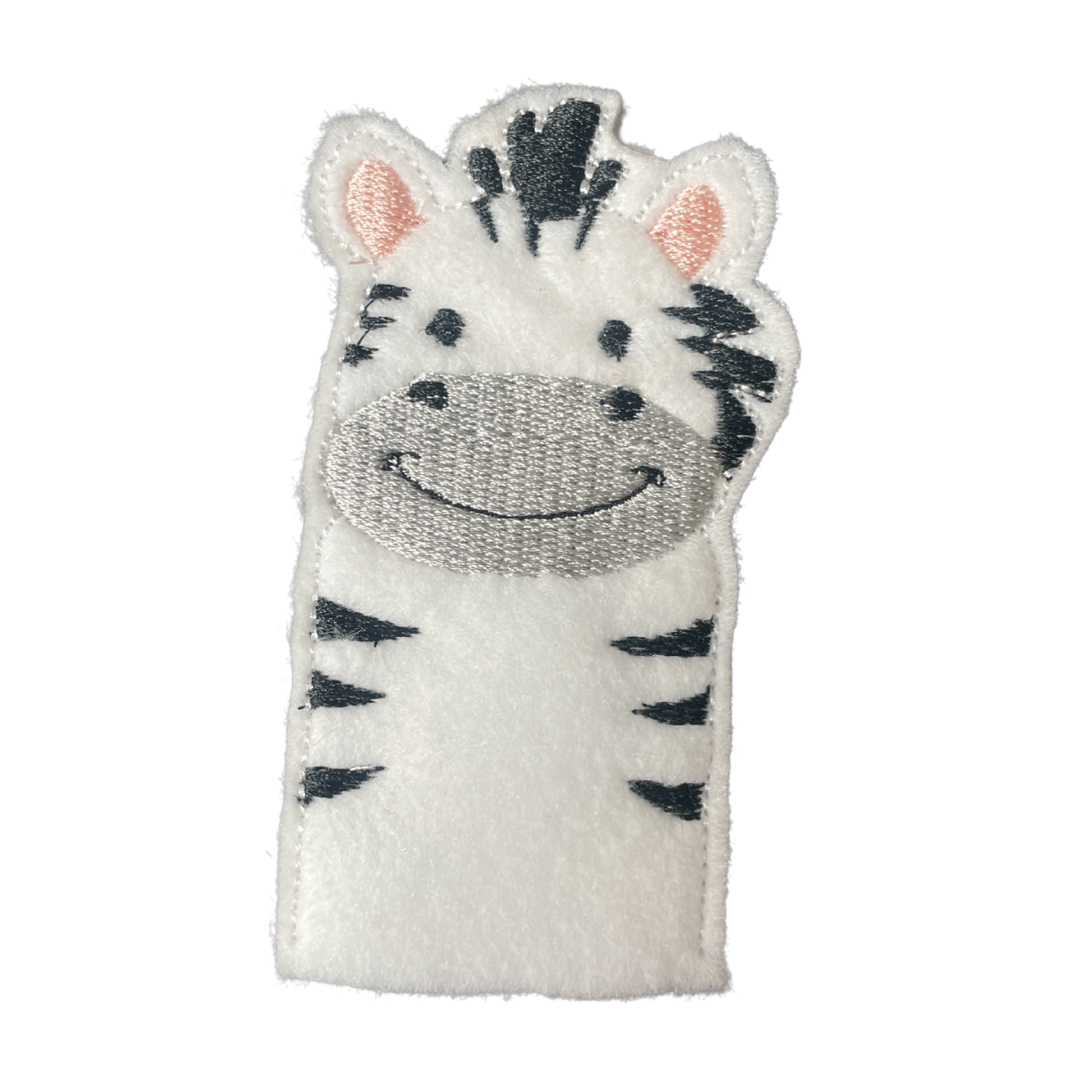 In The Hoop Zoo – Zebra Finger Puppet Machine Embroidery Design – All ...