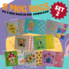 In The Hoop Mug Rugs Pack of 8 Mug Rugs Set 2 – All In The Hoop Machine ...