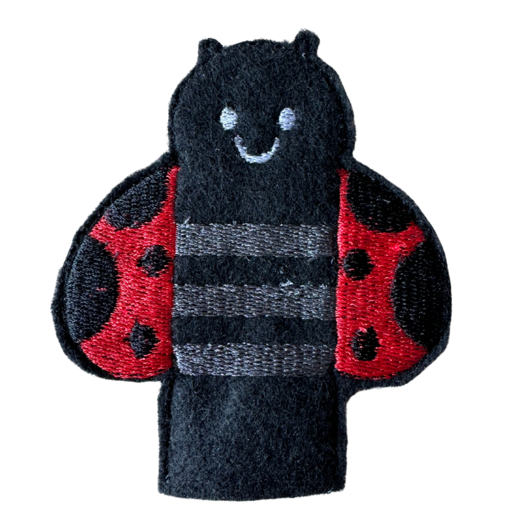 In The Hoop Machine Embroidery Design Lady Bug Finger Puppet – All In ...