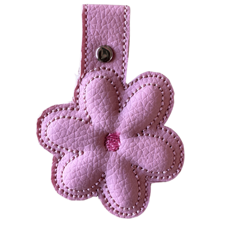 In The Hoop Machine Embroidery Design 3D Puffy Key Fob Flower – All In ...