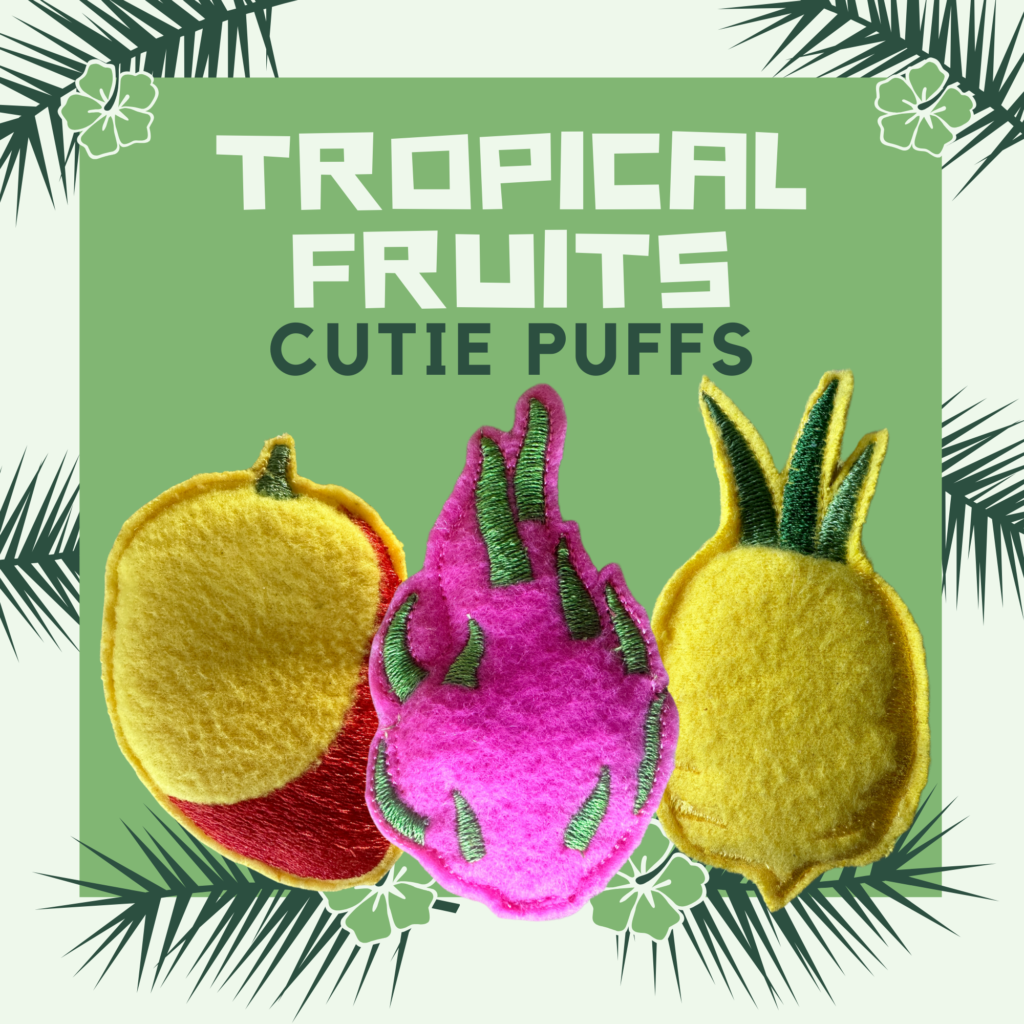 In The Hoop Tropical Fruits Toy Play Food – All In The Hoop Machine ...