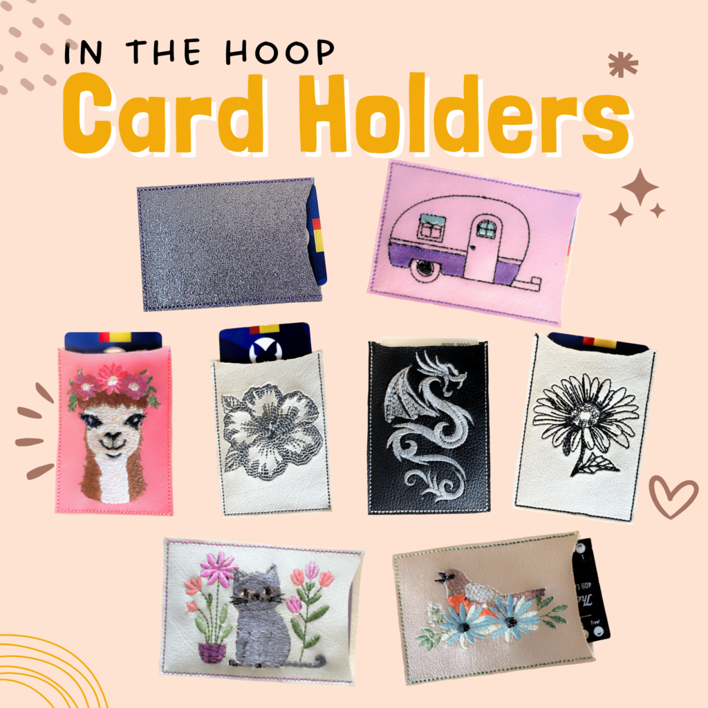In The Hoop Easy Card Holders Pack – All In The Hoop Machine Embroidery ...