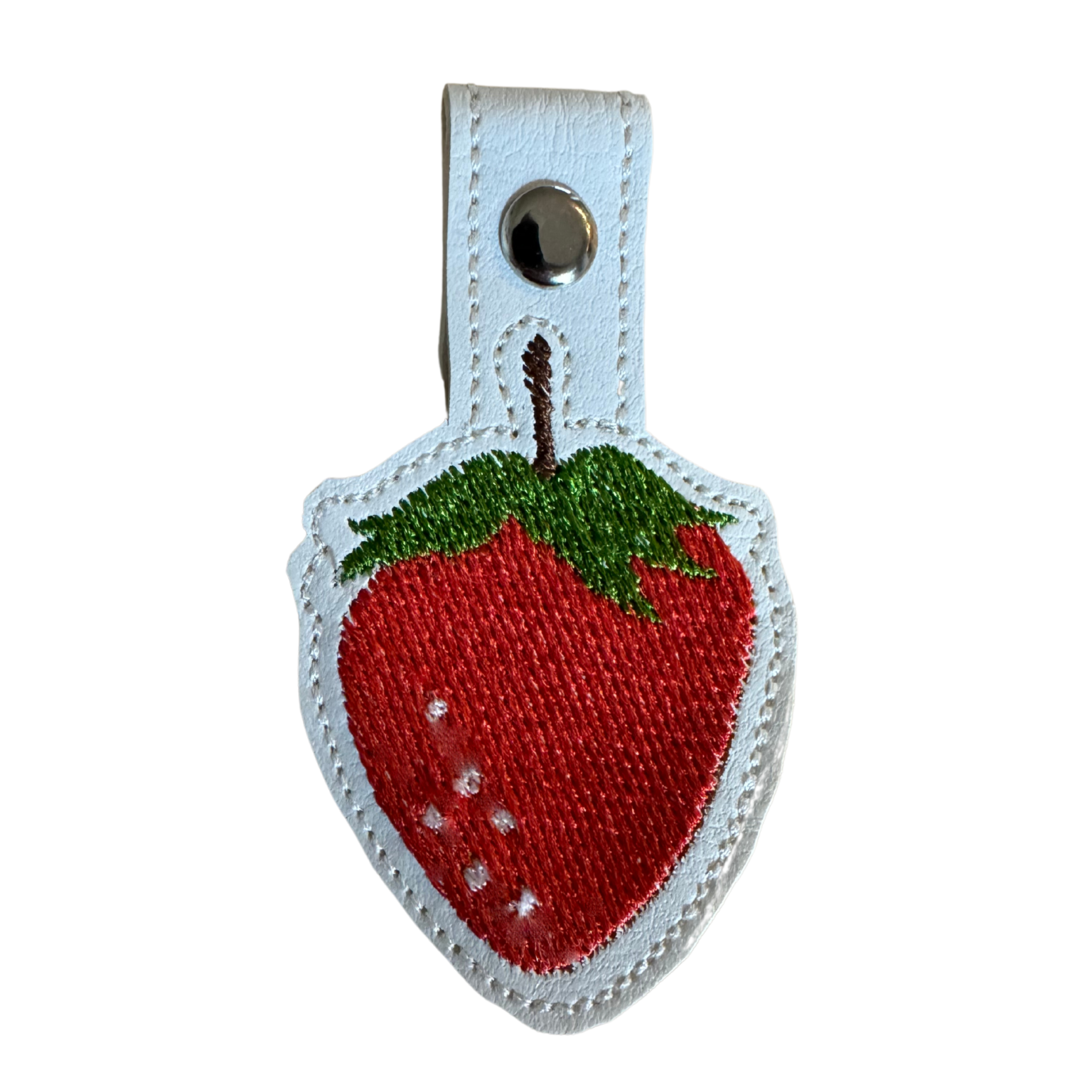 In The Hoop Machine Embroidery Design Key Fob Strawberry – All In The ...